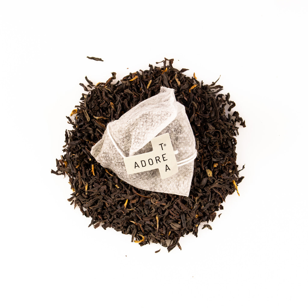 English Breakfast Supreme Pyramid Tea Infuser Bag – Adore Tea Australia