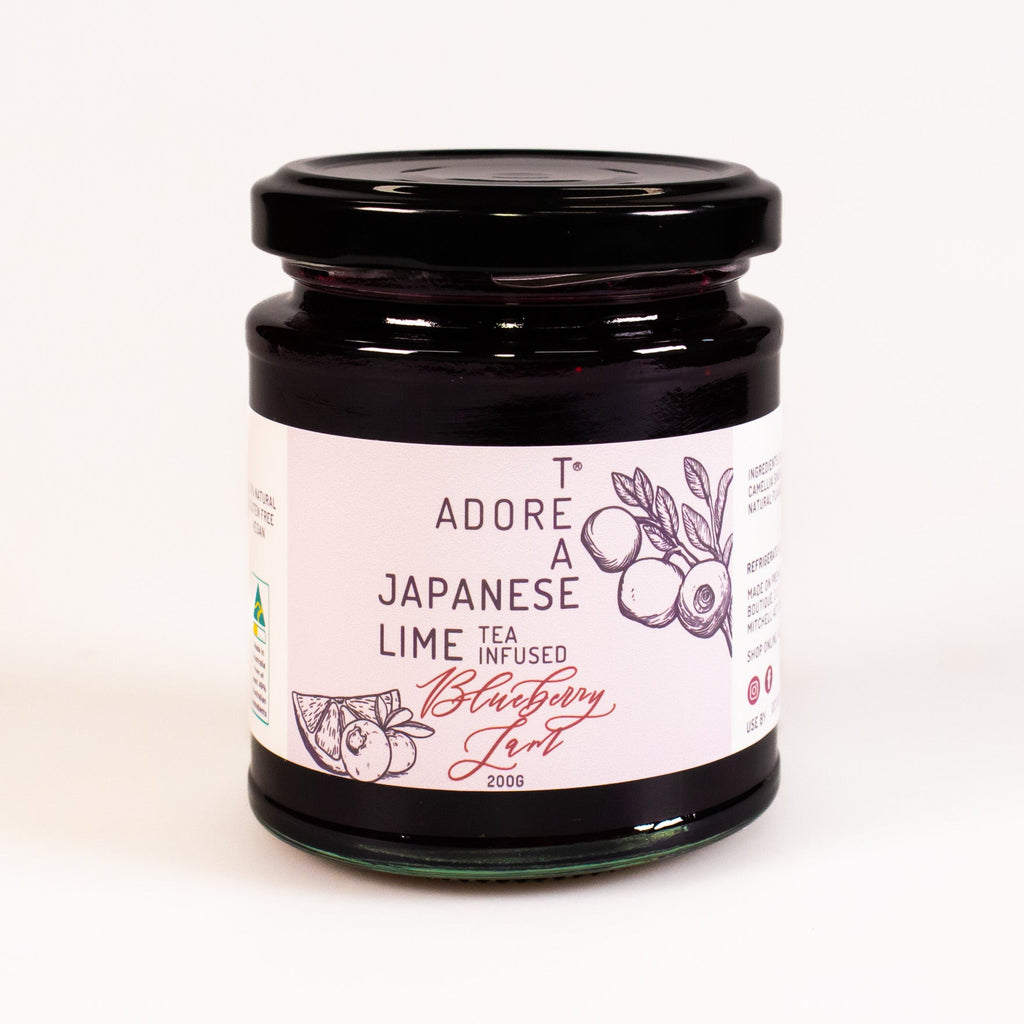 Japanese Lime Tea Infused Blueberry Jam – Adore Tea