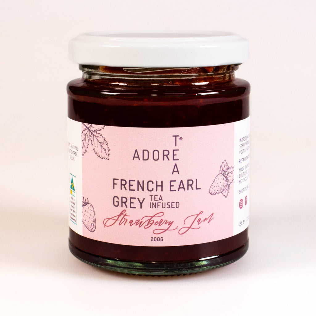 French Earl Grey Tea Infused Strawberry Jam – Adore Tea